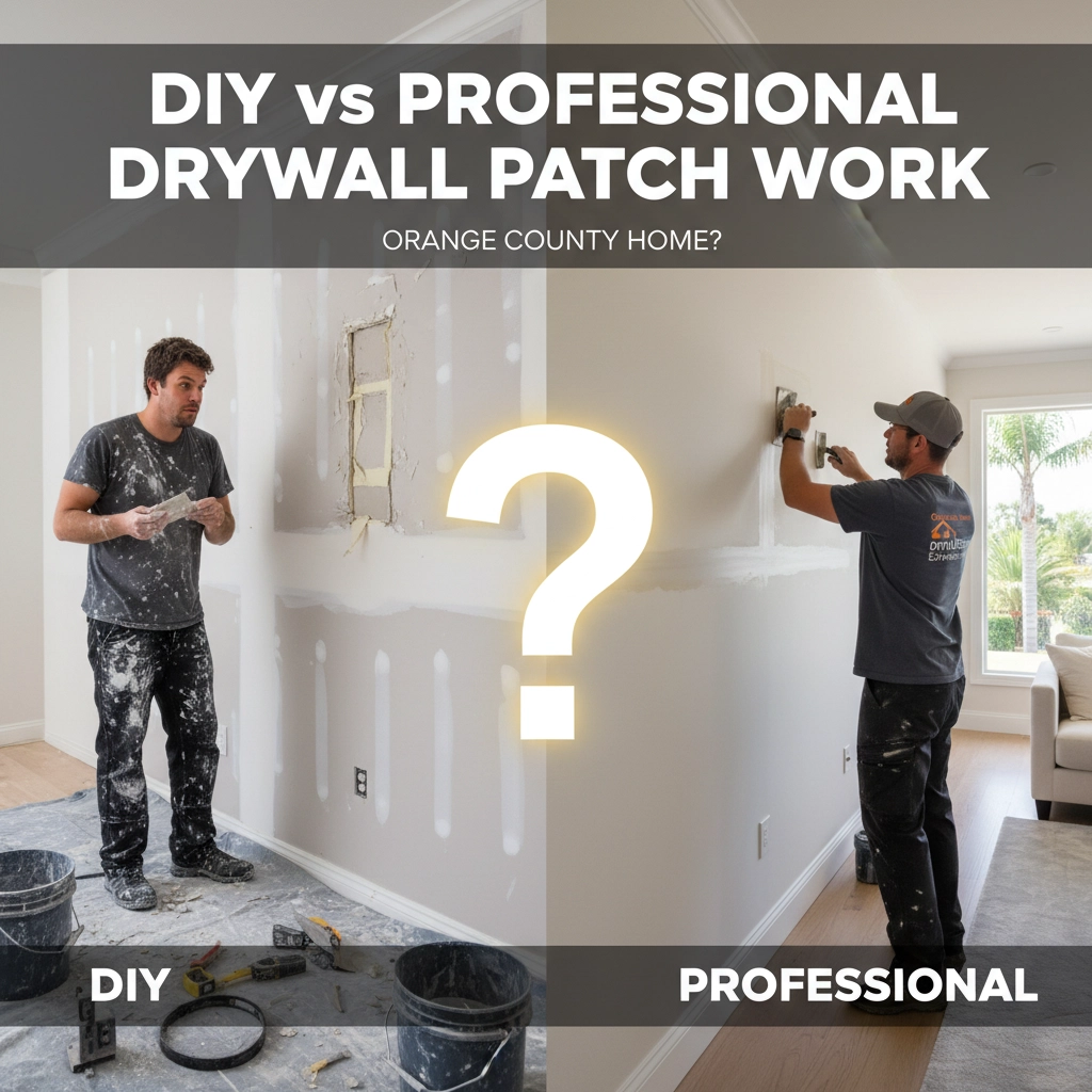 Patch Up Your Drywall: DIY or Professional Help? - Drywall Patch Guys